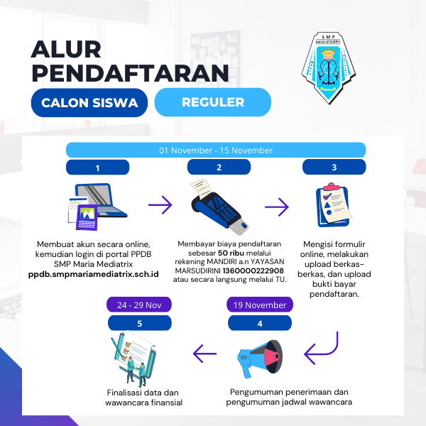 PPDB ONLINE | SMP MARIA MEDIATRIX